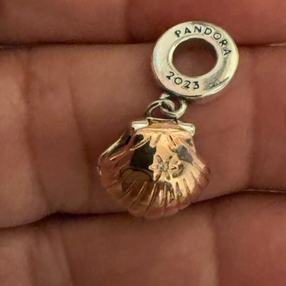 Pandora | Accessories | Pandora Gold Shell Charm | Poshmark